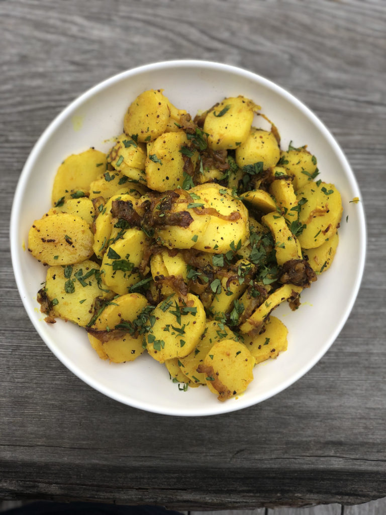 Recipe: Aloo Katliyan (Turmeric Potatoes) | Peggy Markel's Culinary ...