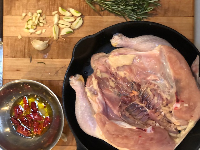 Recipe: Pollo Spaccato e Speziato (Spicy Spatchcock Chicken) | Peggy ...